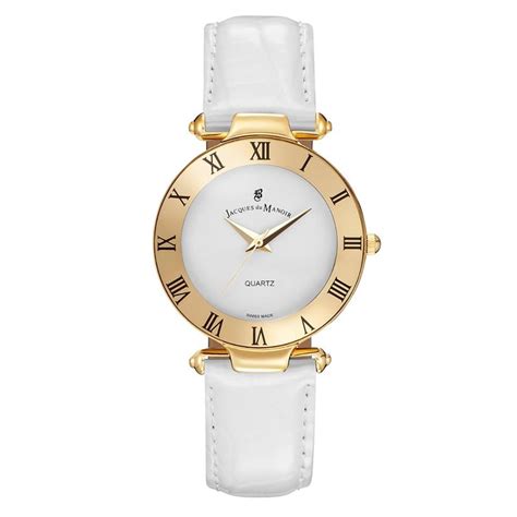Buy Jacques Du Manior Coupole Classic Swiss Made Analogue White Round
