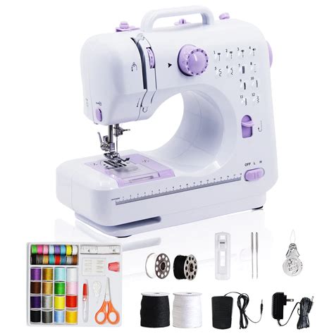 Швейная машина Smoctar для начинающих и детей мини электрический бытовой оверлок для ремонта
