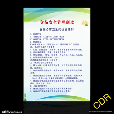 食品安全管理制度设计图广告设计广告设计设计图库昵图网