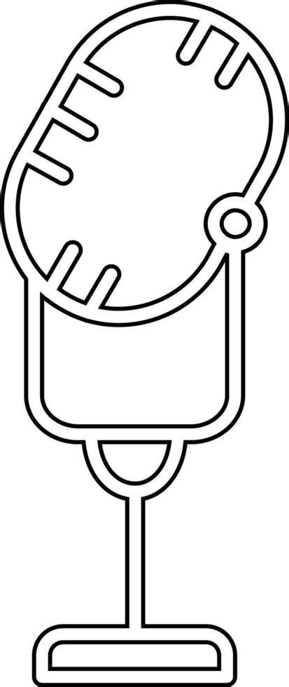 Mic Vector Icon 37861260 Vector Art At Vecteezy