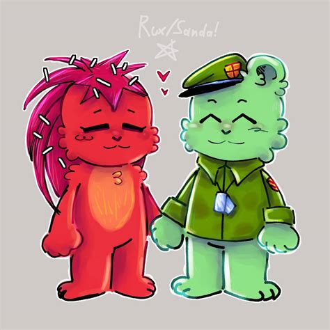 Flaky X Flippy By Ruxluvsanic On Deviantart