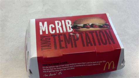 We Are The World Mcrib Is Back But Is It Really