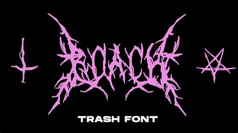 Roach Trash Free Font · Pinspiry Graffiti Lettering Graphic Design