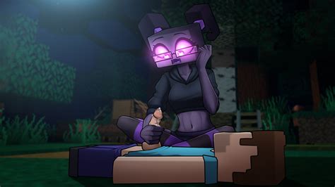 Rule 34 Cum Cumming Endergirl Hornycraft Enderman Female Handjob