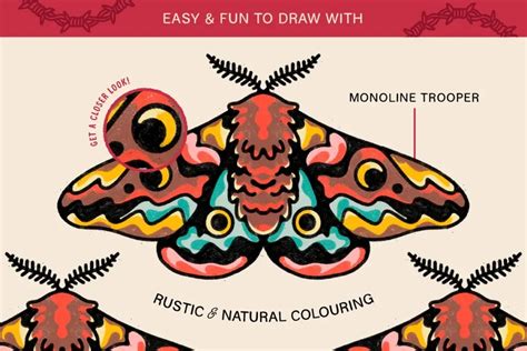 Free Procreate Monoline Brush Set Free UI Resources