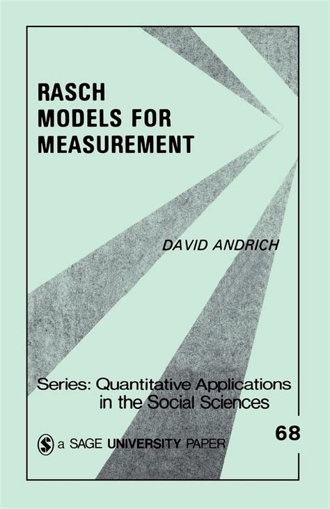 Rasch Models For Measurement Quantitative Applications In The Social