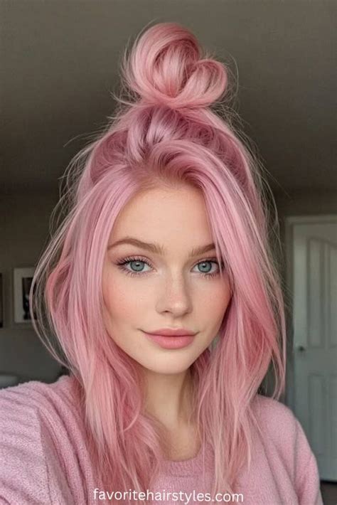 Bold And Beautiful Pink Wolf Cut Hairstyle Ideas Favorite Hair Styles Trendy Haircuts For Men