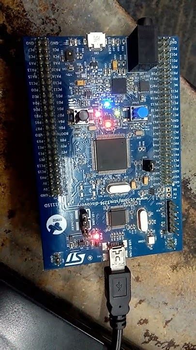 led blinking in stm32 microcontroller board stm32 embedded systems