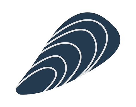 Premium Vector Shell Flat Icon Summer Abstract Element