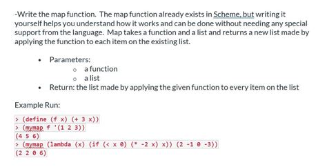 Solved Write The Following Functions In Scheme You May Use Chegg Com