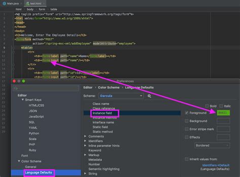color scheme ides support intellij platform jetbrains