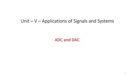 Adc And Dac Pptx