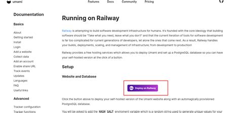 Railway No Deploys For This Service · Issue 1462 · Umami Software