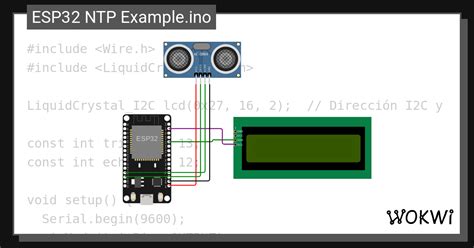 Sensor Ultrasónico Wokwi Esp32 Stm32 Arduino Simulator