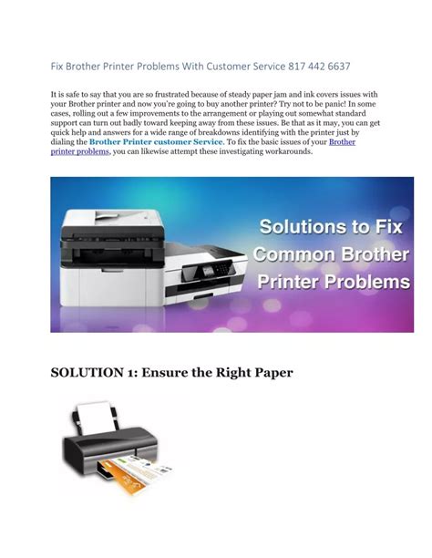 PPT Fix Brother Printer Problems With Easy Support PowerPoint Presentation ID