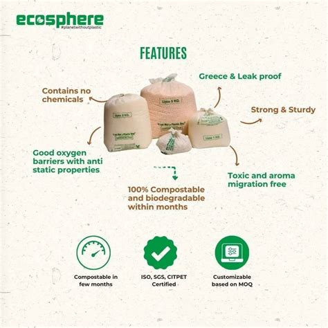 Biodegradable Food Packaging Covers At ₹ 14606kg Compostable