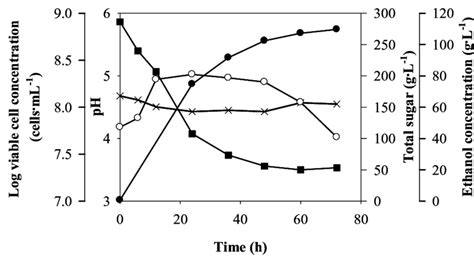Batch Ethanol Fermentation Of Run 1 R1 The Sweet Sorghum Juice Download Scientific Diagram