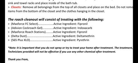 Exterminator Doing An “intensive Roach Clean Out” Tomorrow Anyone Ever Tried The Combination Of