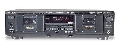 Sony Tc We435 Dual Cassette Deck Auto Reverse Records And Plays Well Vg