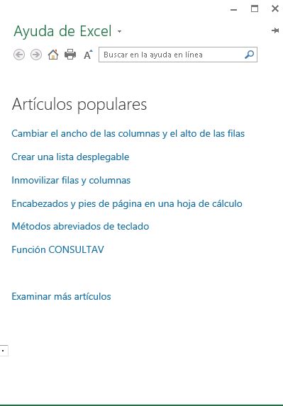 CARPETA DE EVIDENCIAS EXCEL FORMAS DE AYUDA EN EXCEL