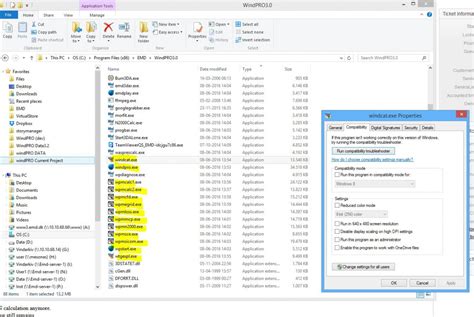 Issue With Windows Compatibility Settings Wiki Windpro