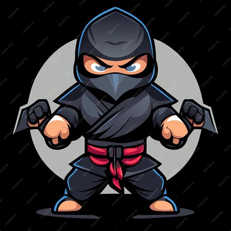 Premium Vector Isolated Ninja Vector Graphics