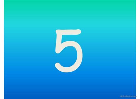 Counting Down English Esl Powerpoints