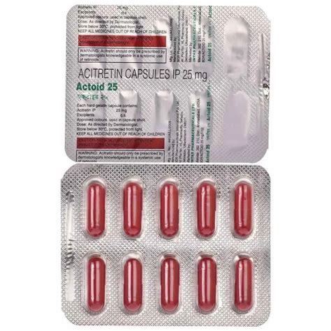 Actoid 25mg 20 Cap Acitretin At ₹ 580 Box Acitretin Capsule In Nagpur