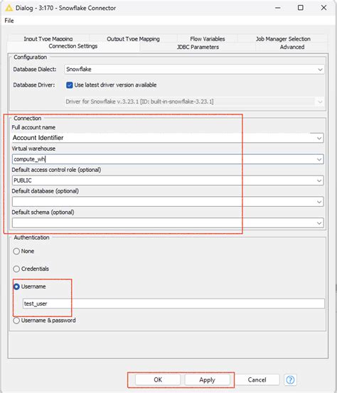Connecting Knime To Snowflake Using Key Pair And Pat Authentication