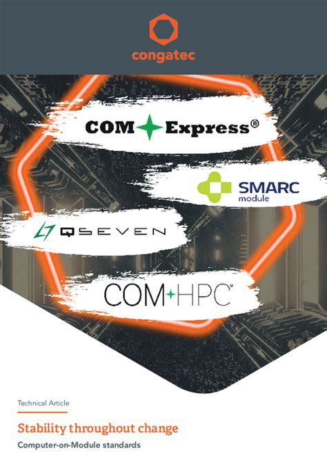 computer on module standards congatec