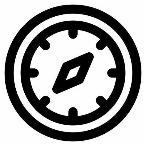 Compass Cardinal Points Navigation Orientation Location Icon