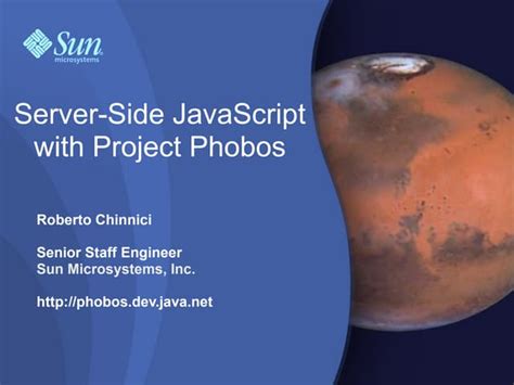 Server Side Javascript Ppt