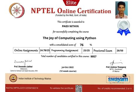 Excited To Share That Ive Successfully Completed The Joy Of Computing