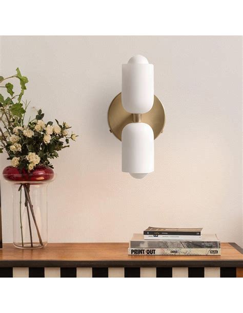 Glass Up Down Wall Sconce Wall Sconce Kiki Lighting