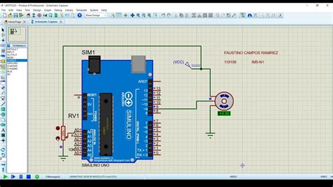 Simulación En Proteus Arduino Servo Pot Youtube
