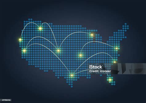 어두운 배경에 미국 네트워크 지도 그라데이션에 대한 스톡 벡터 아트 및 기타 이미지 그라데이션 낙서 드로잉 낙서 패턴 Istock