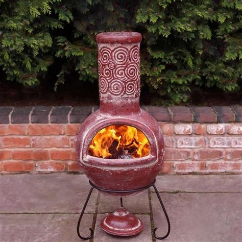 Ceramic Outdoor Fireplace Chiminea Fireplace Guide By Linda