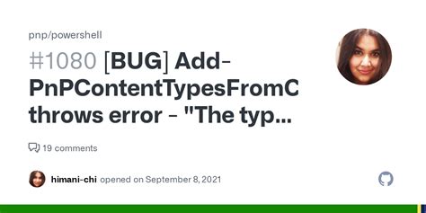 Bug Add Pnpcontenttypesfromcontenttypehub Throws Error The Type Of Data At Position 248 Is