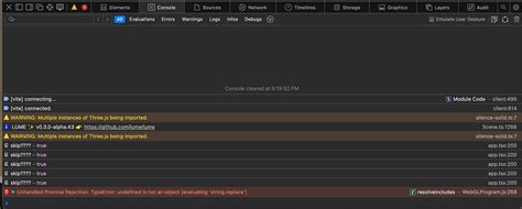 `import From Threetsl` Warning Multiple Instances Of Threejs Being Imported Questions