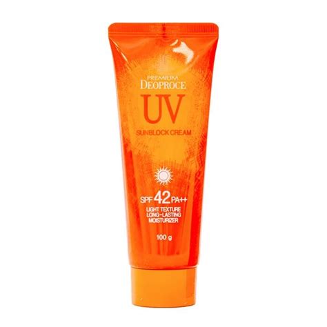 Солнцезащитный крем Premium Deoproce UV Sunblock Cream – купить в ...