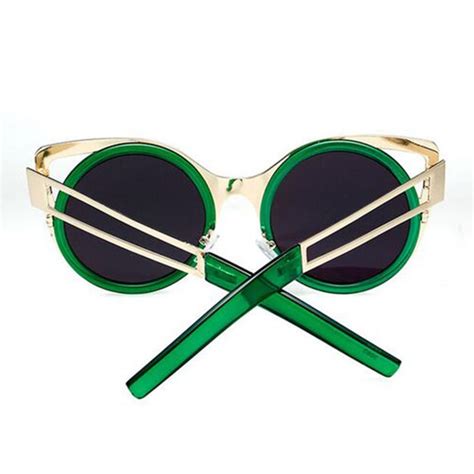 Polarized Cat Eye Mirrored Sunglasses - BelleChic