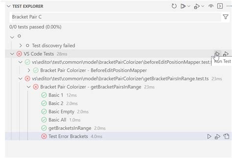 Test Explorer Run Test Ignores Filter Issue Microsoft Vscode GitHub