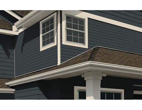 Market Square Traditional Double 4 In Carbon Vinyl Siding Lenco Supplies