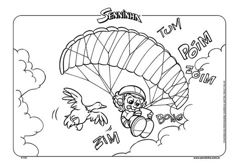 Desenhos Do Senninha Para Imprimir E Colorir