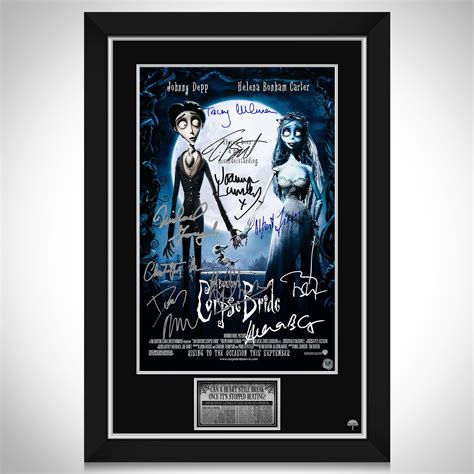 Corpse Bride Mini Poster Limited Signature Edition Custom Frame Rare T