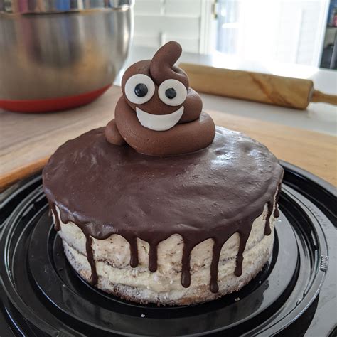Giving Birth Cake With Poop