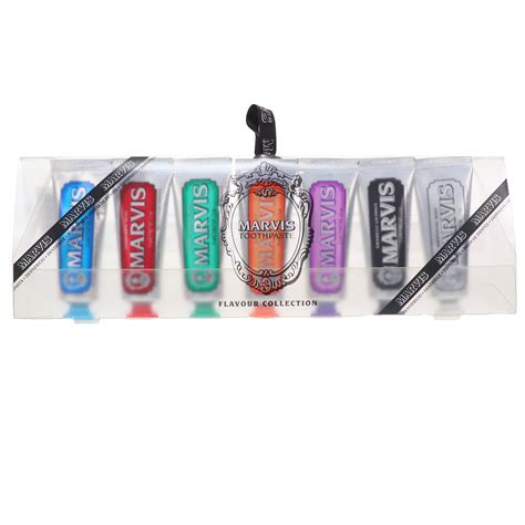 Marvis Toothpaste Collection T Set 7 Flavors Travel Size For Oral