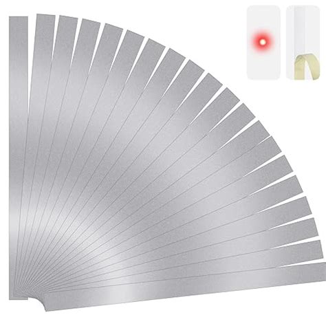 20 Pieces Reflective Tape Tachometer Tapes Strips For Optical And Laser Reflective Sticker For