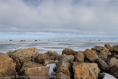 The View From Here Ice Fishing On Lake Winnipeg