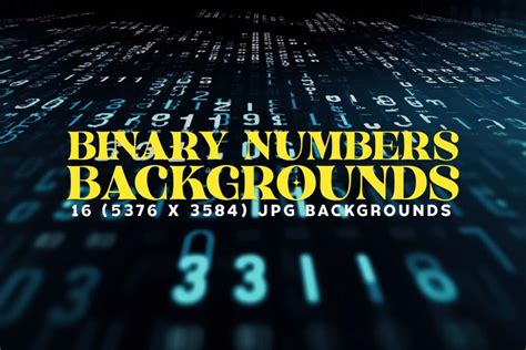 16 Binary Number Backgrounds For Your Digital Projects Hipfonts